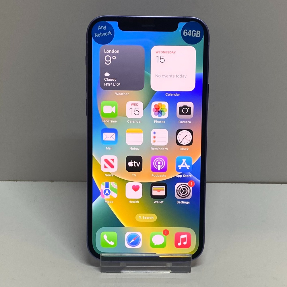 Pre-owned Apple iPhone 12 Unlocked Model A2403 64GB in Purple - Own4Less